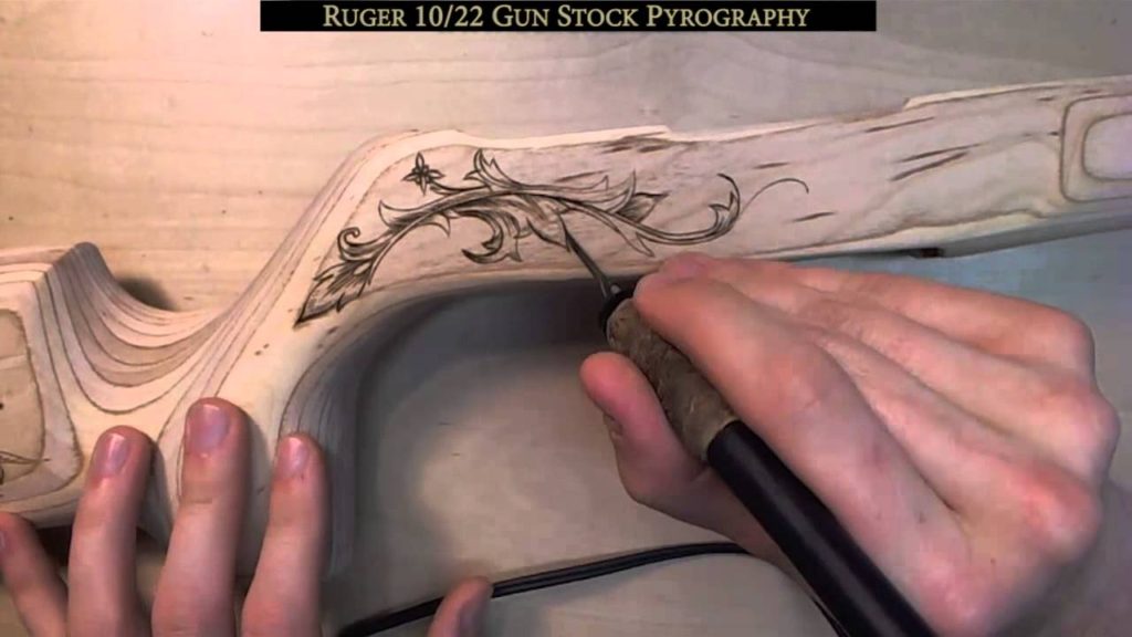 Custom Colored Resin Inlay Gunstocks | Claro Walnut Stocks